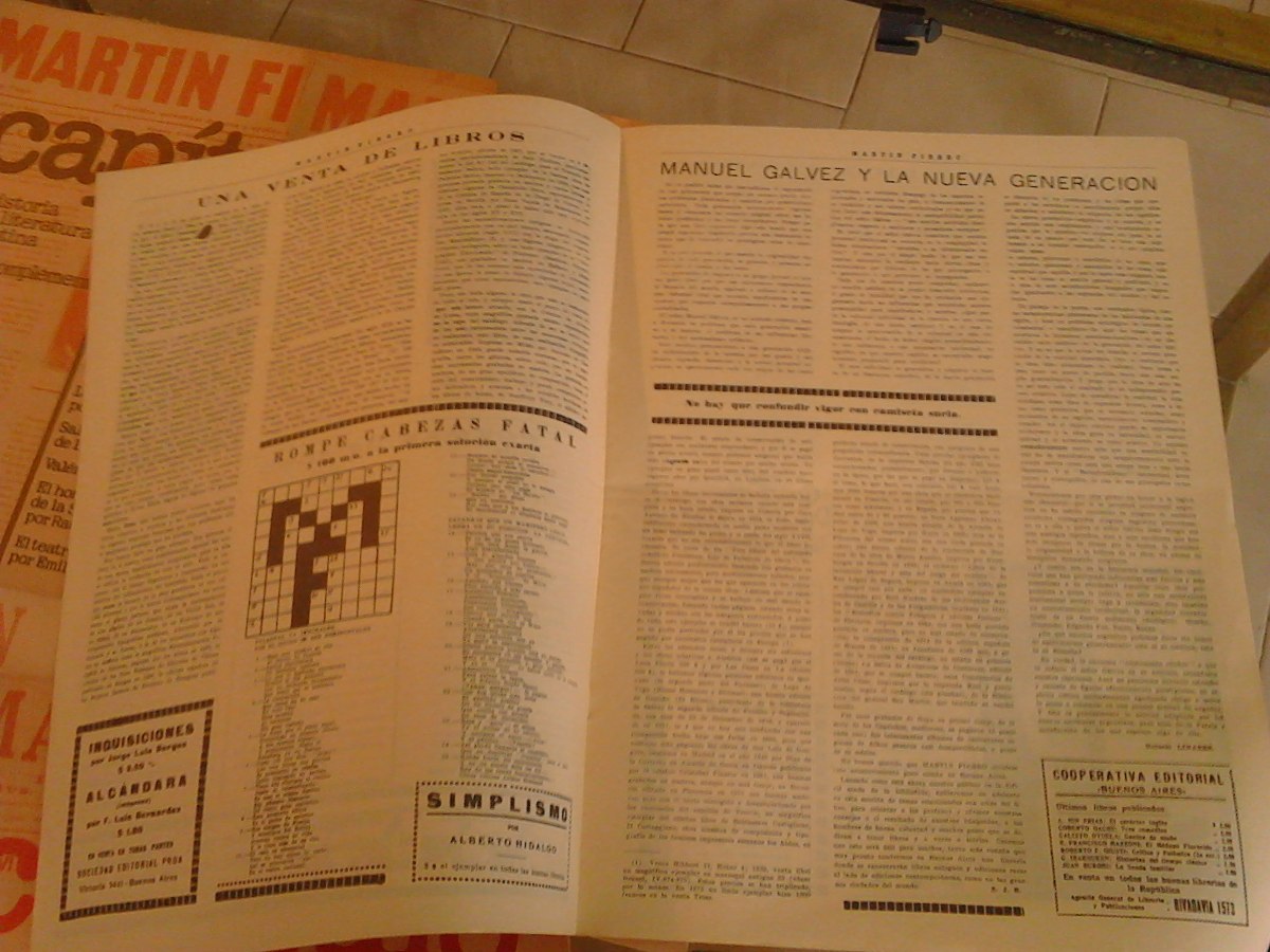 Martin Fierro, la primer revista argentina